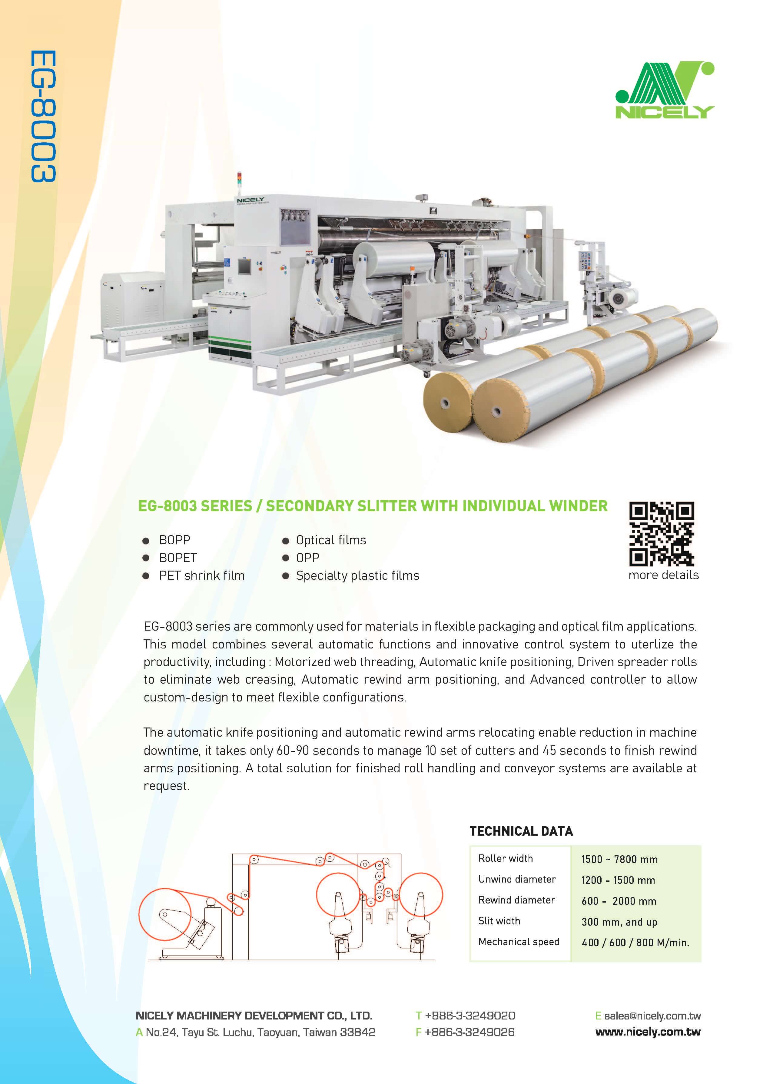 Primary Slitter - Nicely Machinery